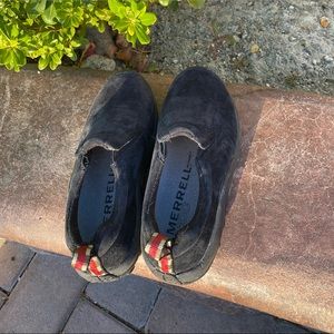 Merrell | Shoes | Suede Leather Black Merrell Jungle Croc Shoes | Poshmark